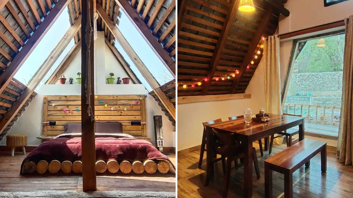 The Cabin Dharamshala | Quaint A-Frame Cabin in Mountains